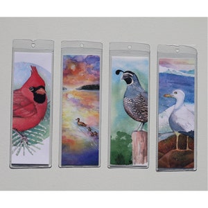 Bird Bookmarks | Red Cardinal, Ducks, Quail, Seagull | Single or Set ...