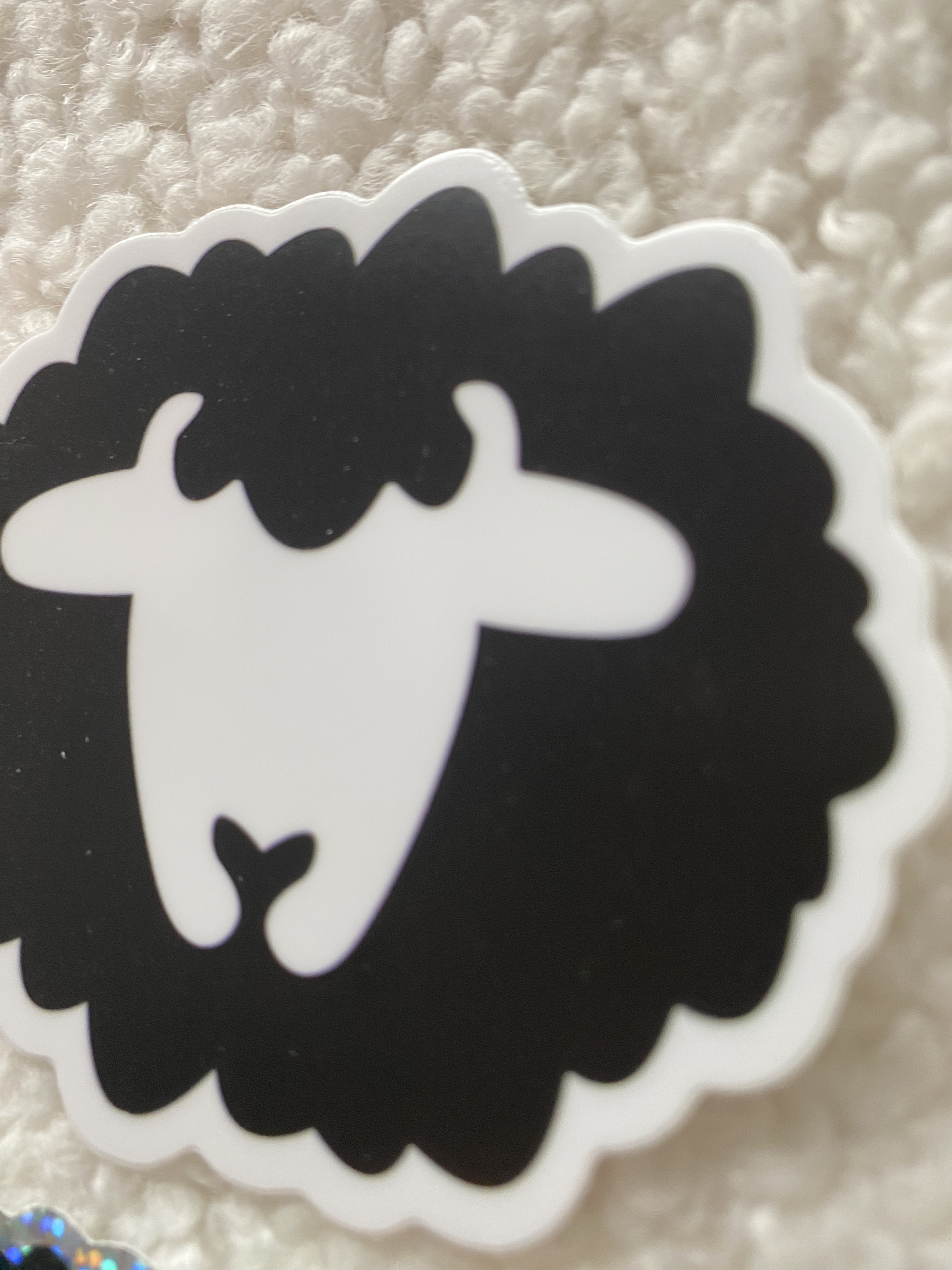 Black Sheep Laser Works Logo Sticker-black Sheep Sticker - Etsy