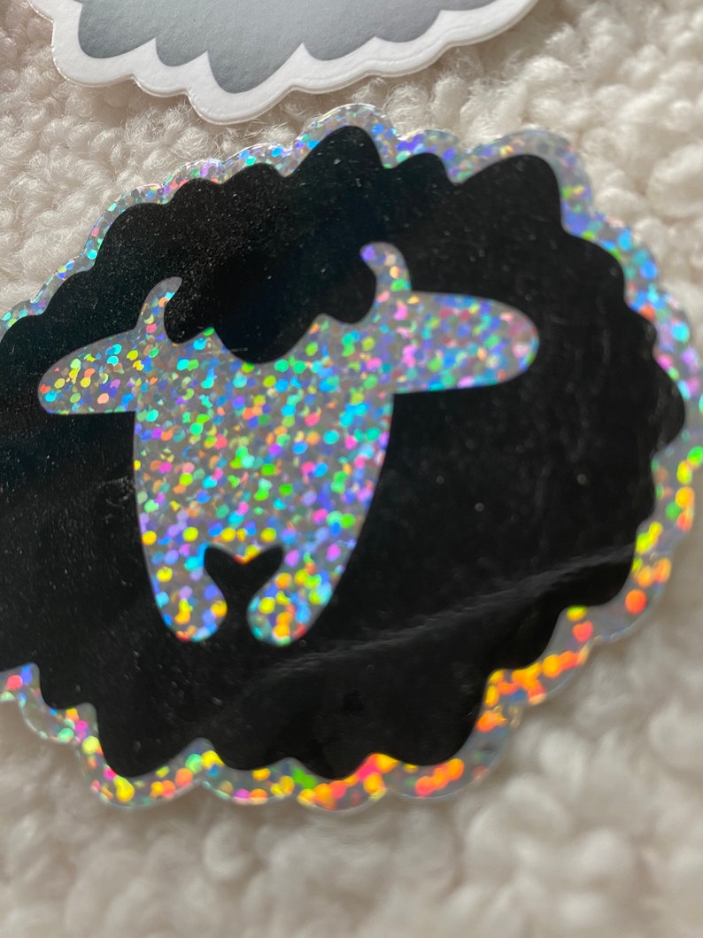 Black Sheep Laser Works Logo Sticker-black Sheep Sticker - Etsy