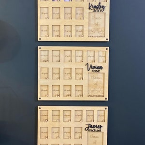 School Days Picture Frame- Laser Cut Personalized - Etsy