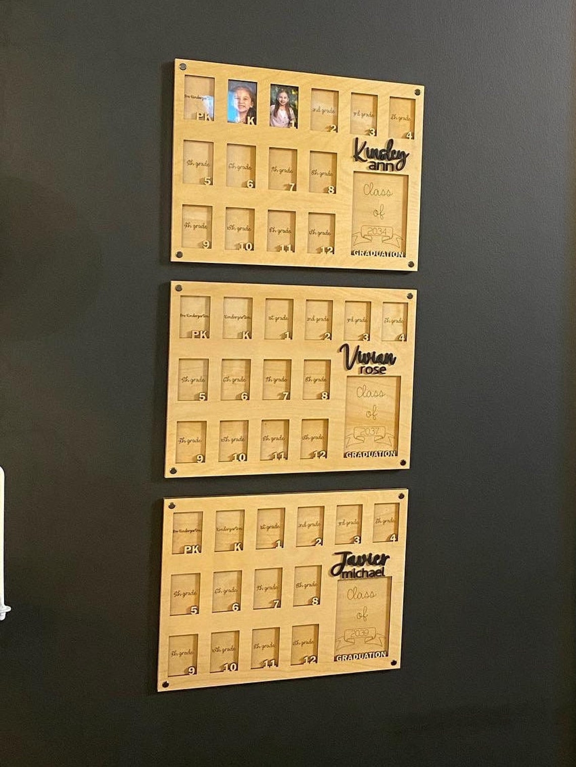 School Days Picture Frame Laser Cut Personalized - Etsy