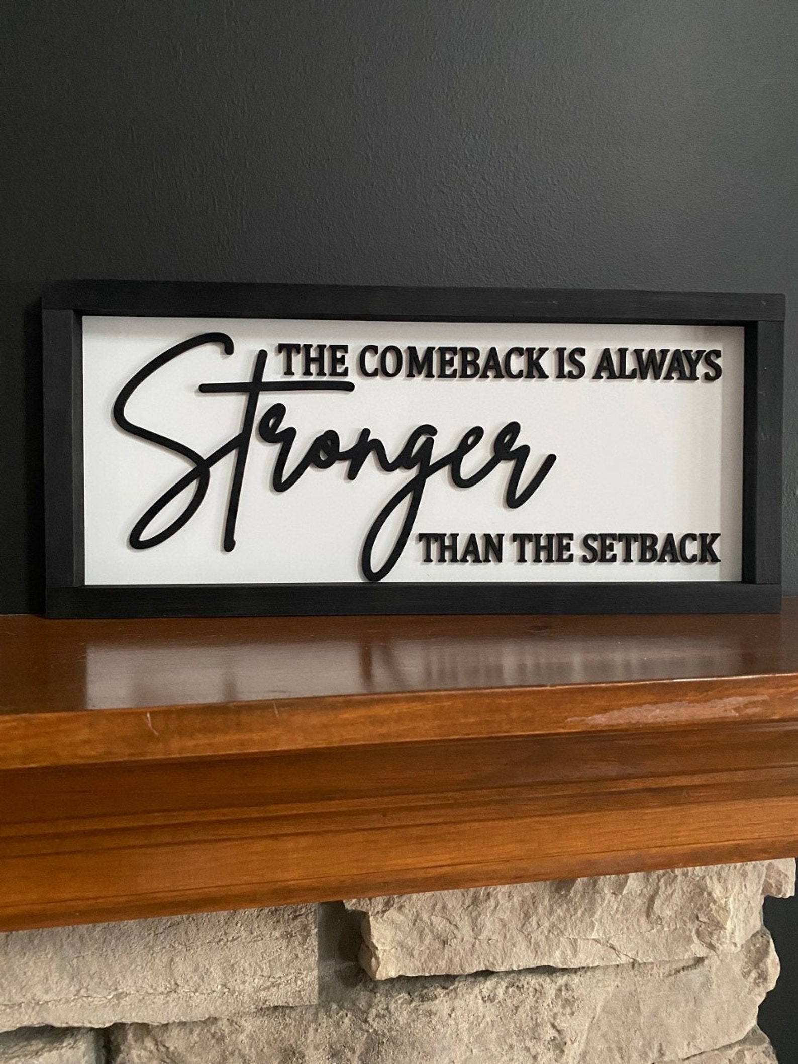 SVG File ONLY the Comeback is Stronger Than the Setback - Etsy