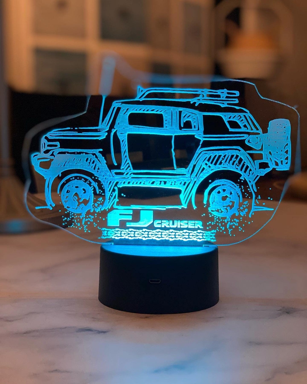 Custom Acrylic LED Desk Lamp With Remote Control - Etsy