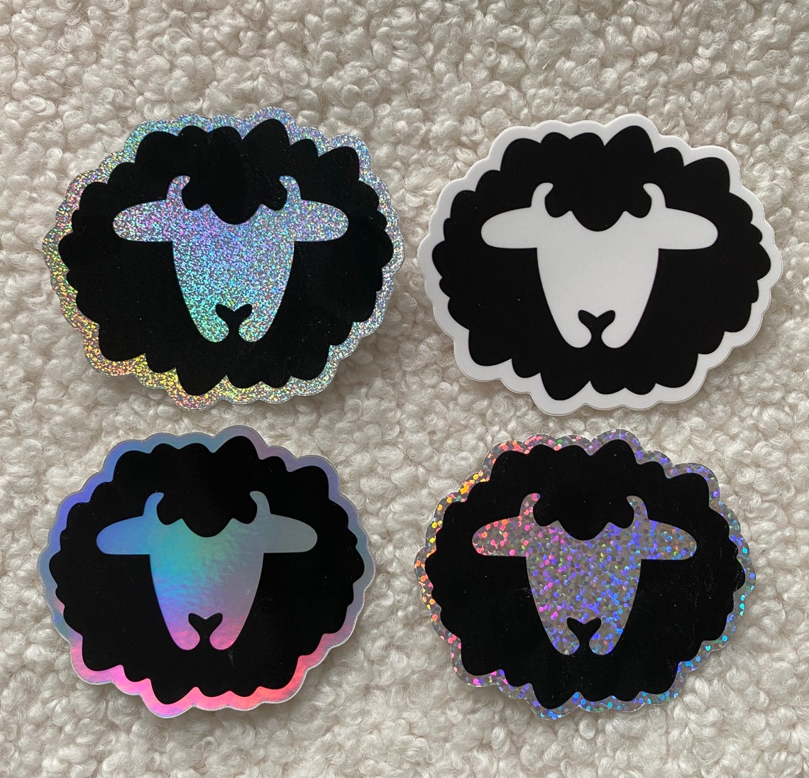 Black Sheep Laser Works Logo Sticker-black Sheep Sticker - Etsy