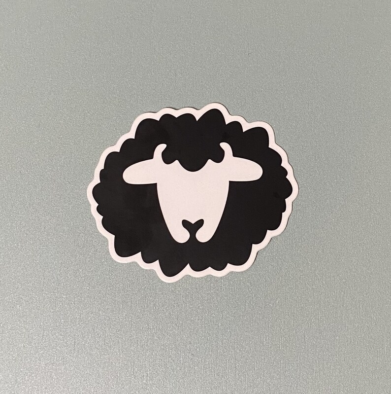 Black Sheep Laser Works Logo Sticker - Etsy