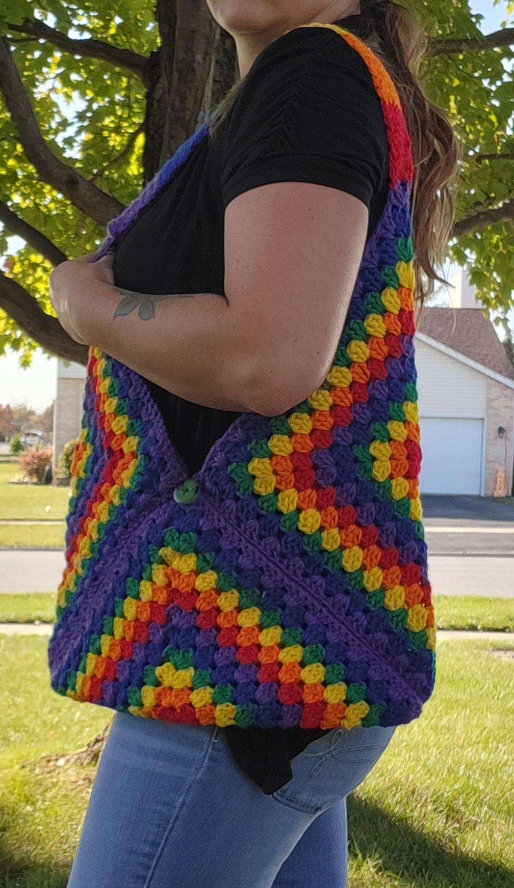 Boho Granny Square Bag - Etsy