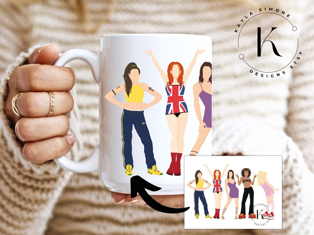 SPICE GIRLS Portrait Mug | Spice World | Spice Girls Mug | Christmas ...