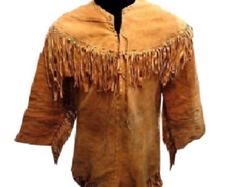 Native American Leather Shirt | Etsy