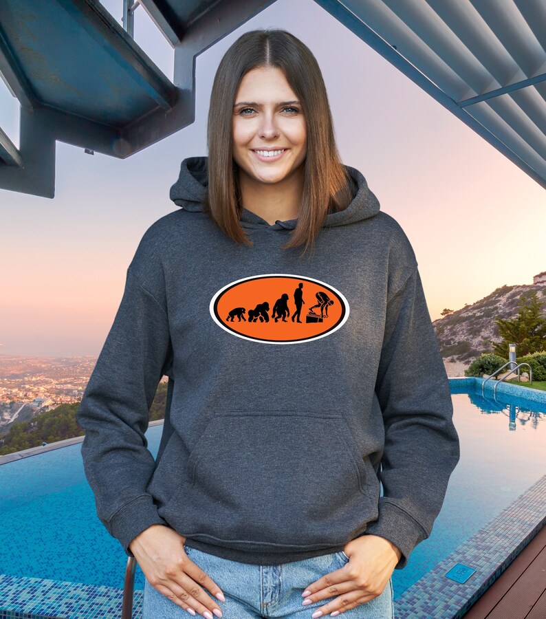 Swim Evolution Evolution of a Swimmer Swim Swimming - Etsy