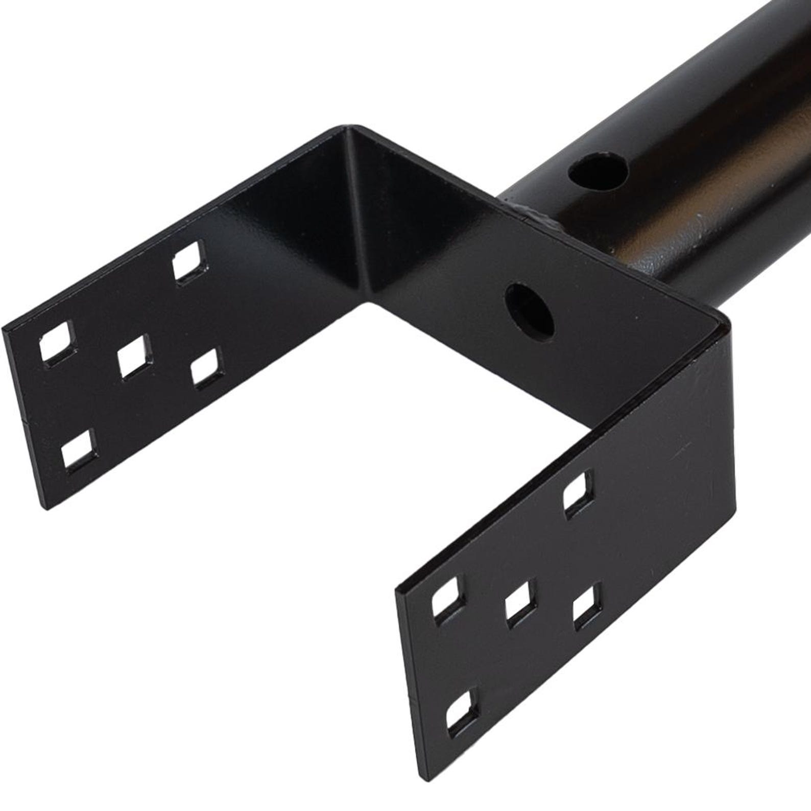 Heavy Duty Black Galvanised Ground Screw | Post Anchor | Metal Ground ...