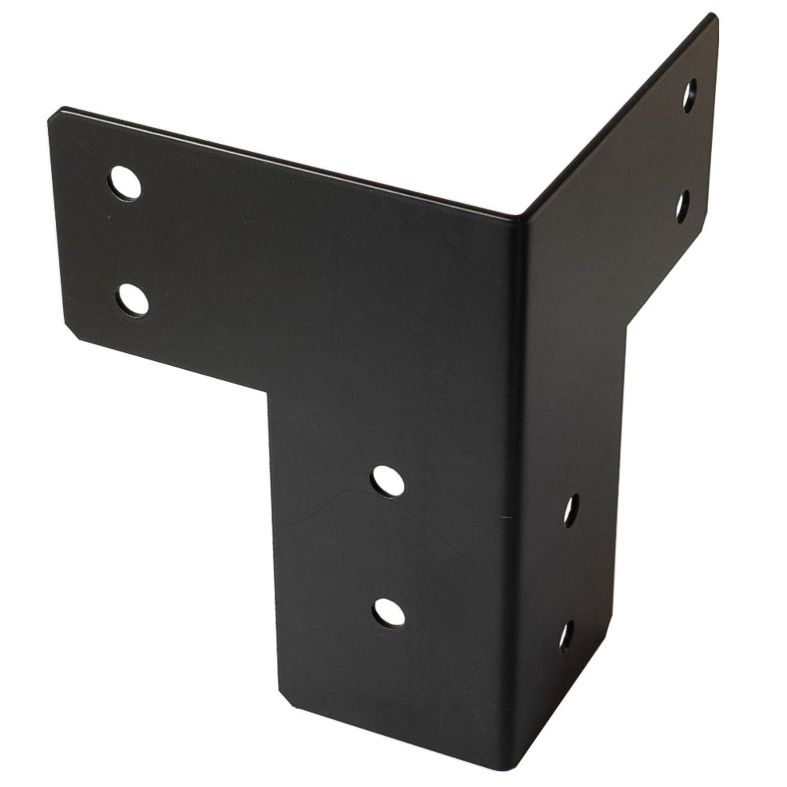 Heavy Duty Threeway Blackpergola Corner Bracket Connector | Pergola Corner Brace | Furniture ...