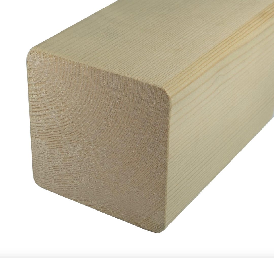 4x4" Smooth Treated C24 Timber Planed Wooden Pergola Post 95x95mm - Premium Fence Post ...