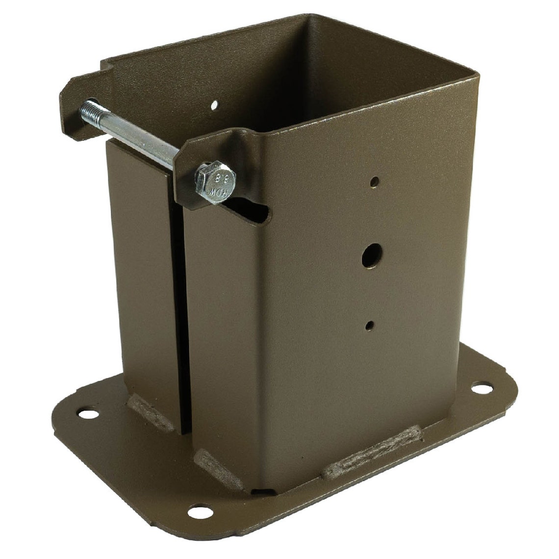 Heavy Duty Bolt Down Pergola Post Support | Bolt Down Fence Post ...