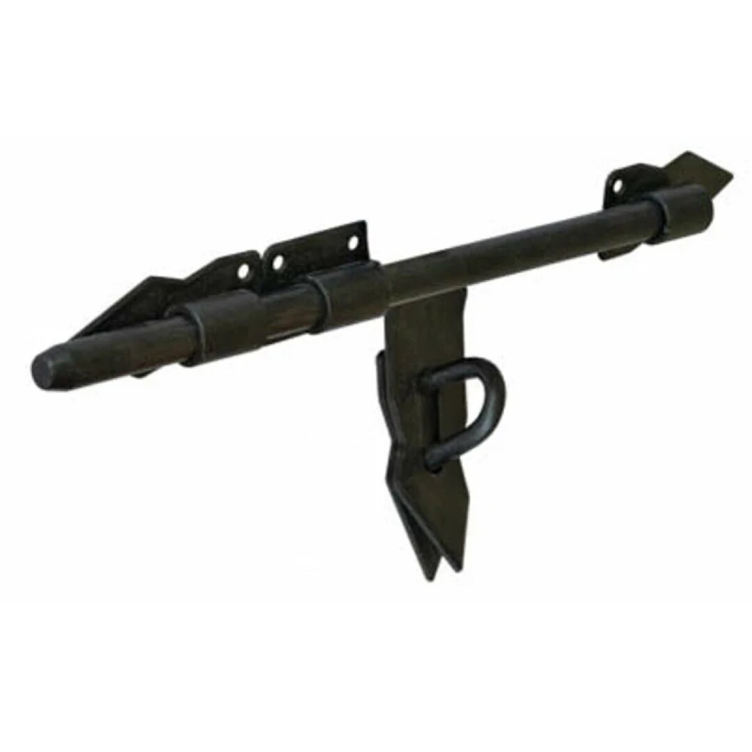 Heavy Duty Black Gate Slide Bolt Padbolt - Etsy