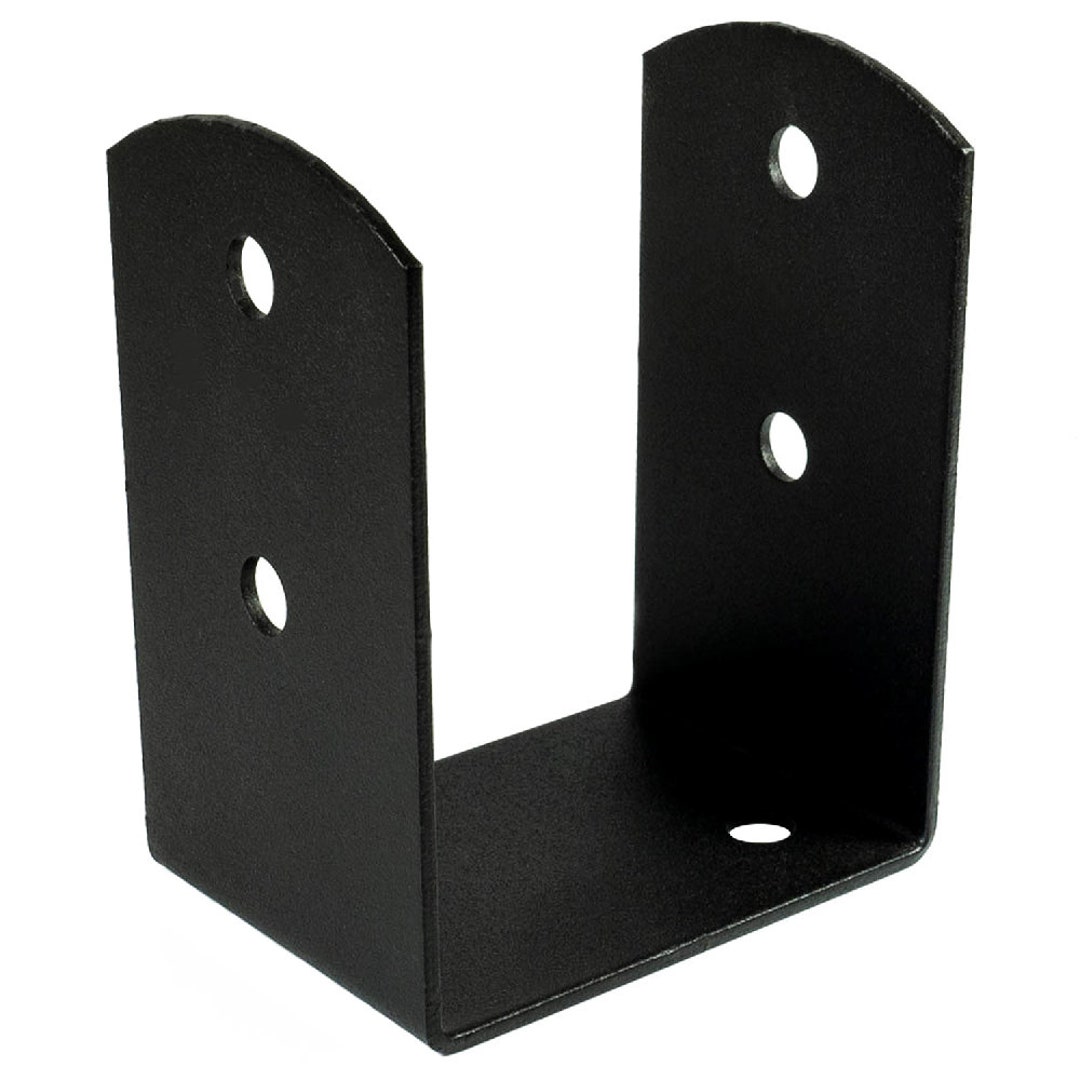 Black U Shape Bolt Down Post Support - Etsy