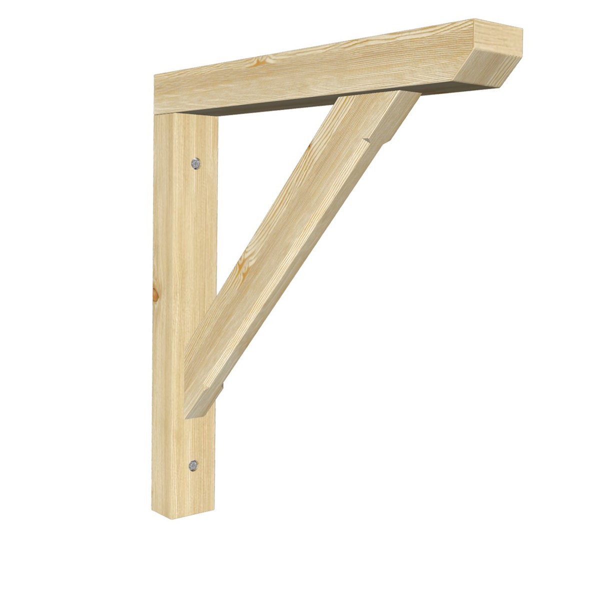 Single Premium Heavy Duty ELITE Timber Wooden Porch Gallows Brackets ...