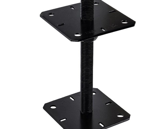 Heavy Duty Galvanised Height Adjustable Pergola Post Support ...
