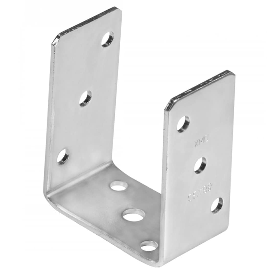 Heavy Duty Hot Dipped Galvanised U Shape Pergola Bolt Down Post Support ...