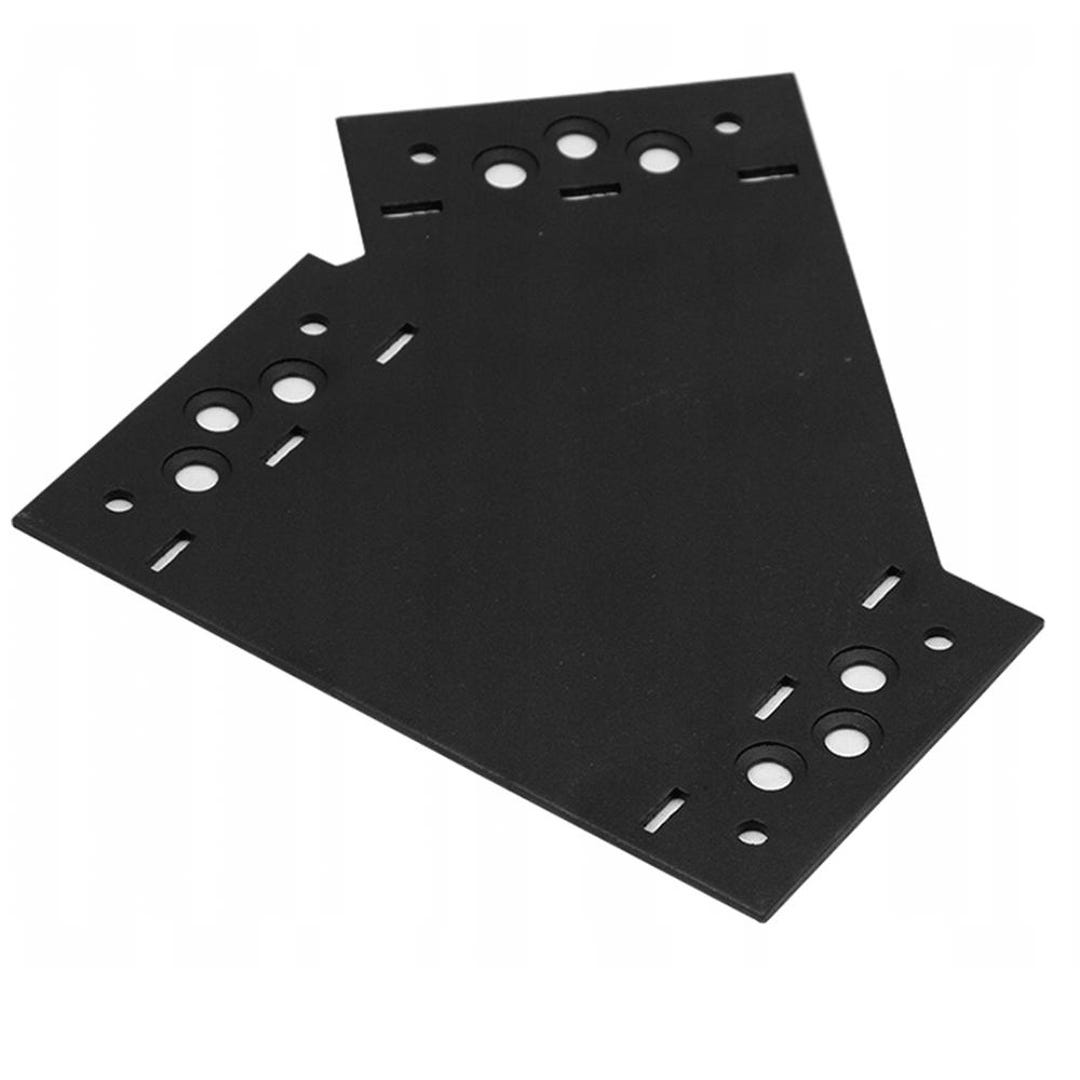 Heavy Duty Black Powder Coated Flat Pergola Brace Connector | Pergola ...