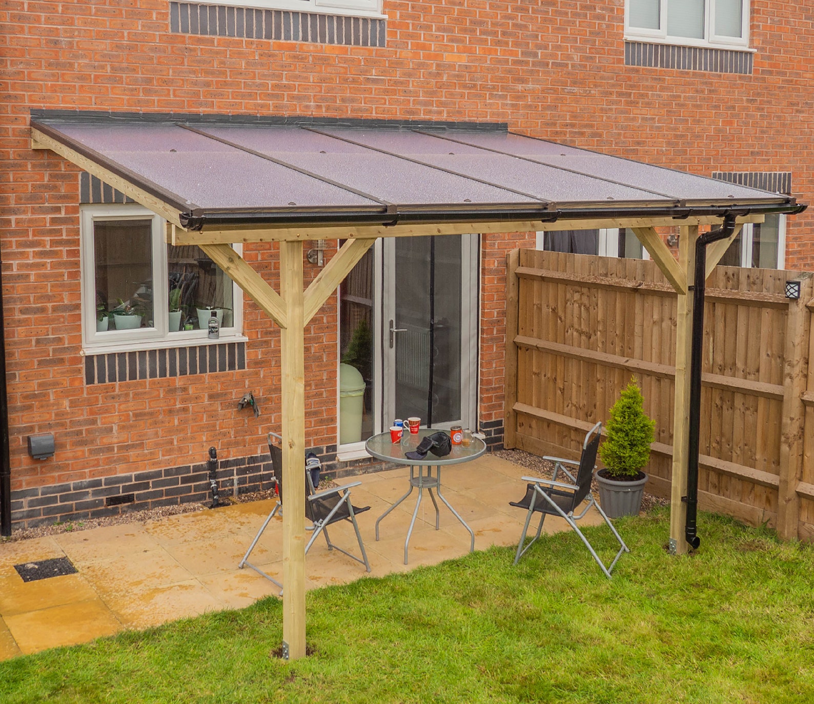 Lean-to Pergola Vista Complete Self-assembly Kit - Etsy