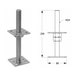 Heavy Duty Galvanised Height Adjustable Pergola Post Support ...