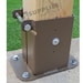 Heavy Duty Bolt Down Pergola Post Support | Bolt Down Fence Post ...