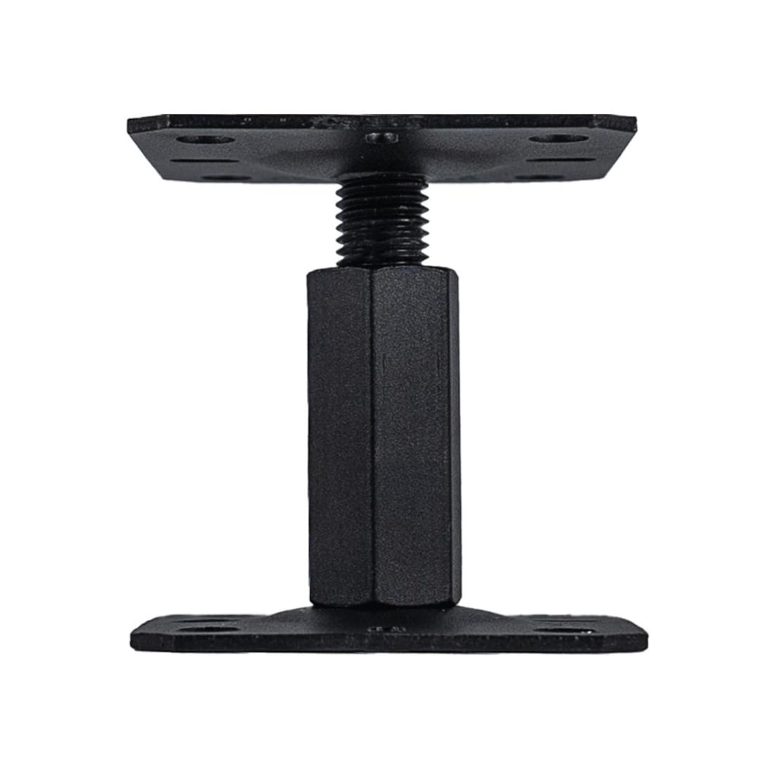 Black Height Adjustable Bolt Down Post Support Support | Adjustable ...