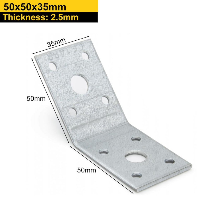 Heavy Duty Galvanised 135 Degrees Angle Bracket Corner Brace | Timber ...
