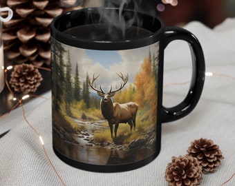 Bugling Bull Elk Coffee Mug 15oz - Etsy