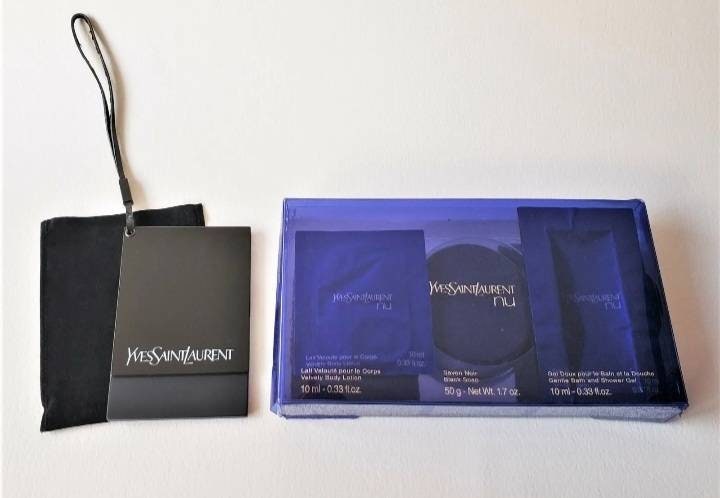 YSL Yves Saint Laurent Black Soap (50 G), Body Lotion & Shower Gel Set ...