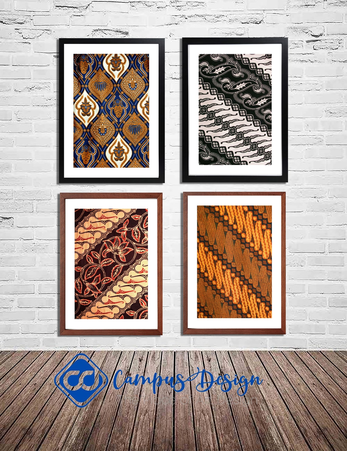 Traditional Batik Indonesia Wall Decor Poster Wall Printable - Etsy