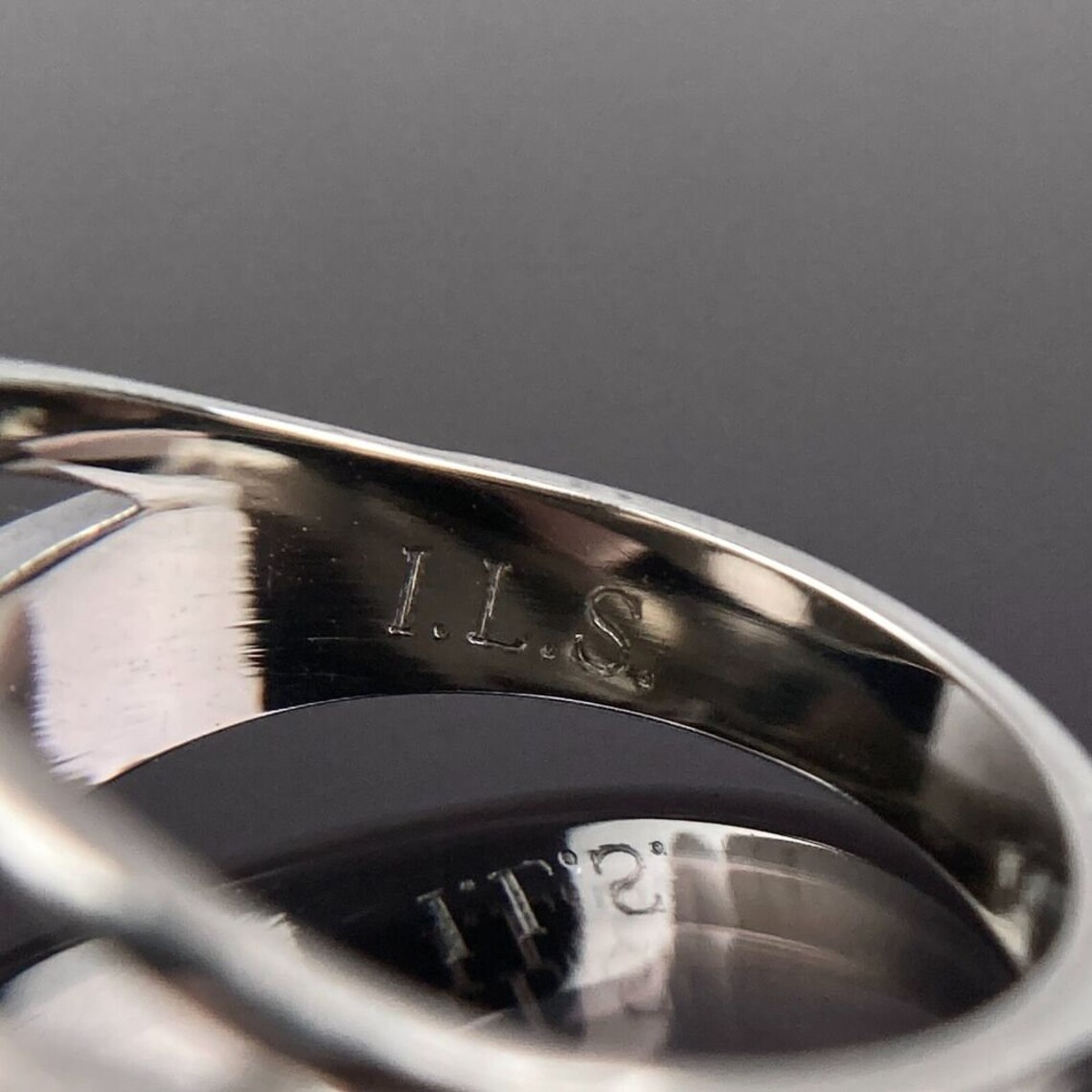 Vintage Rare Little Caesar's 10k Diamond Signet White Gold Ring Size 7 ...