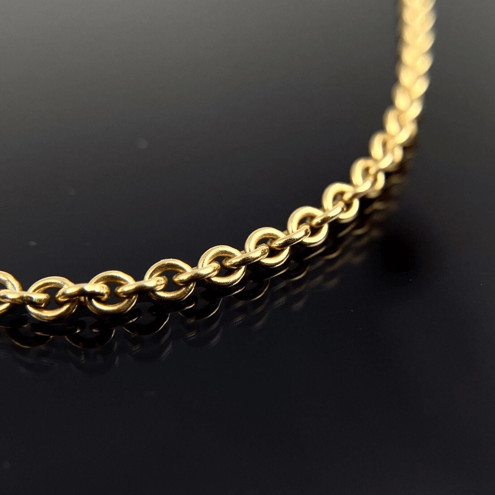 Alex Sepkus 18k Yellow Gold Cross Necklace With 18.25" Necklace - Etsy