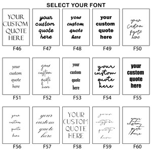 Downloadable Custom Quote Print, Custom Poster Print, Custom Quote Sign ...