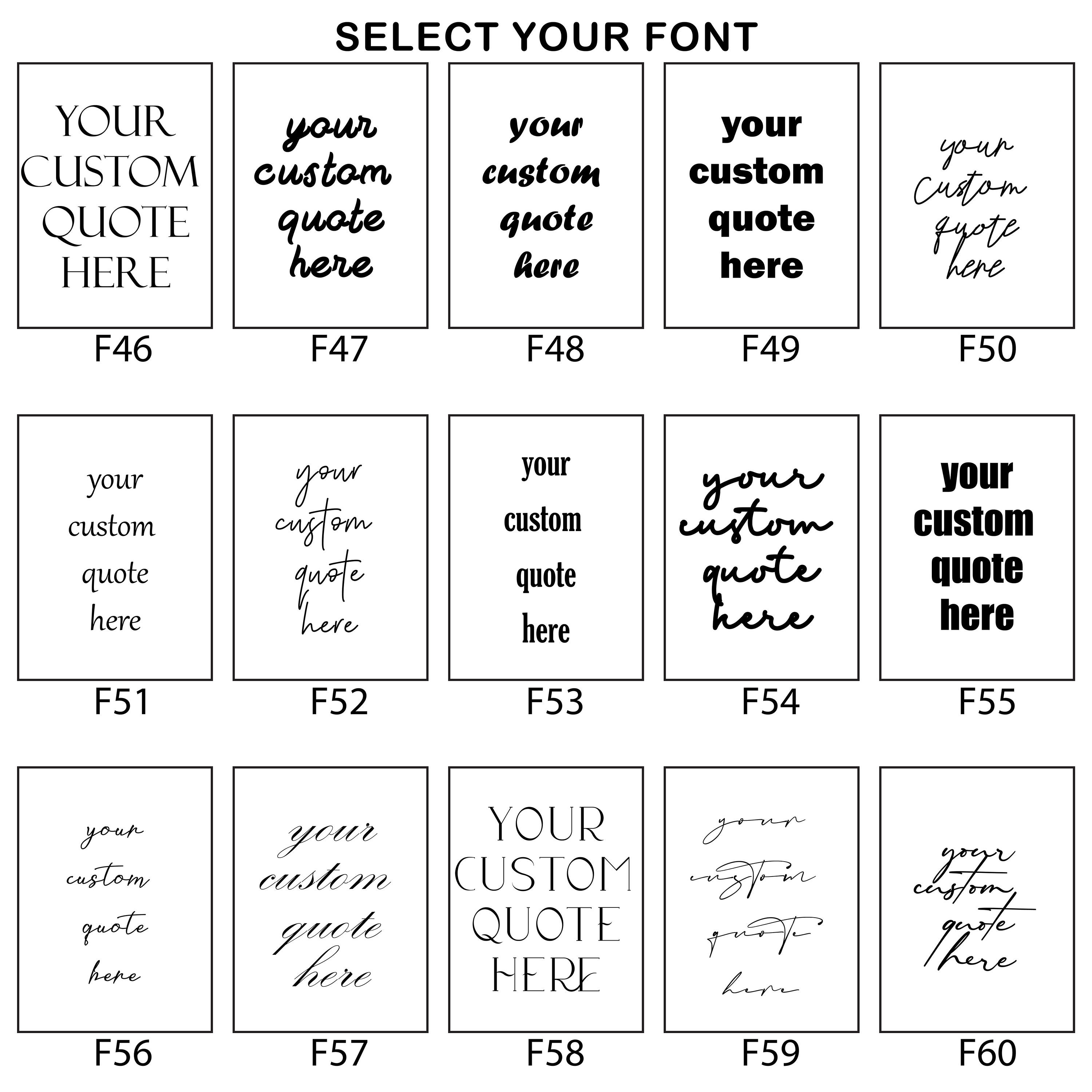 Downloadable Custom Quote Print, Custom Poster Print, Custom Quote Sign ...