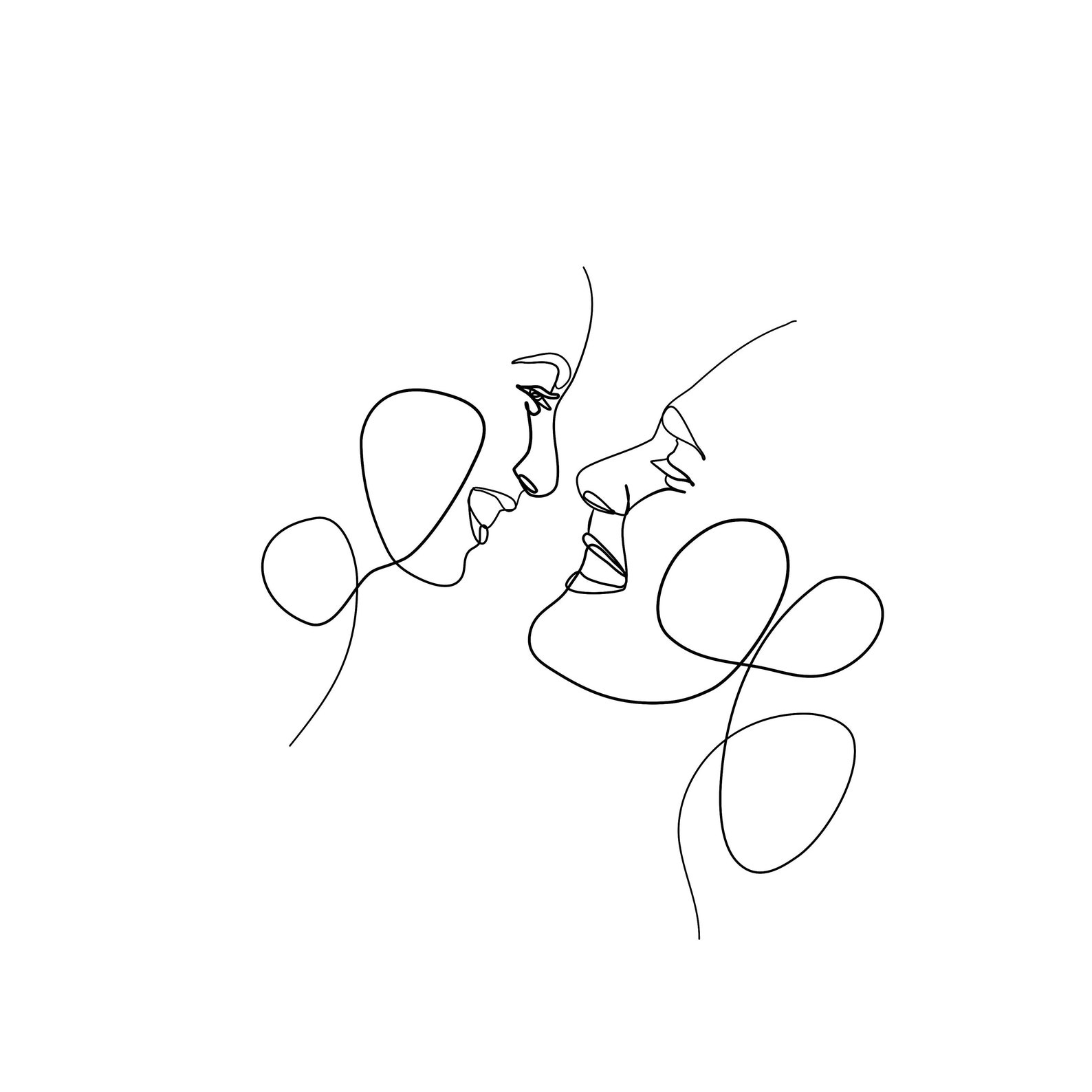 Custom Line Drawing Minimalist Line Art Minimalist Portrait - Etsy