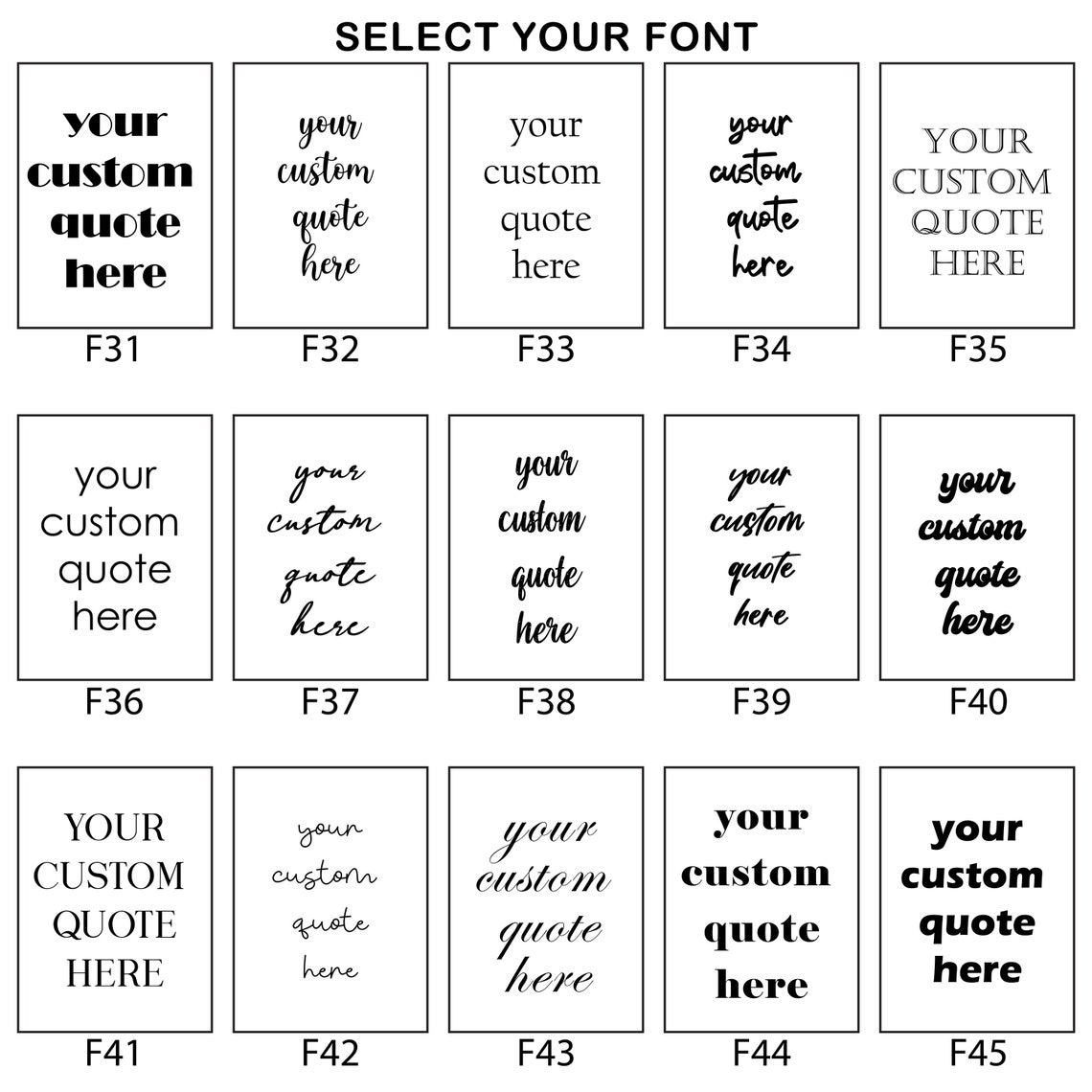 Downloadable Custom Quote Print, Custom Poster Print, Custom Quote Sign ...