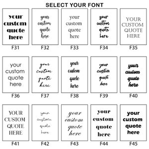 Downloadable Custom Quote Print, Custom Poster Print, Custom Quote Sign ...