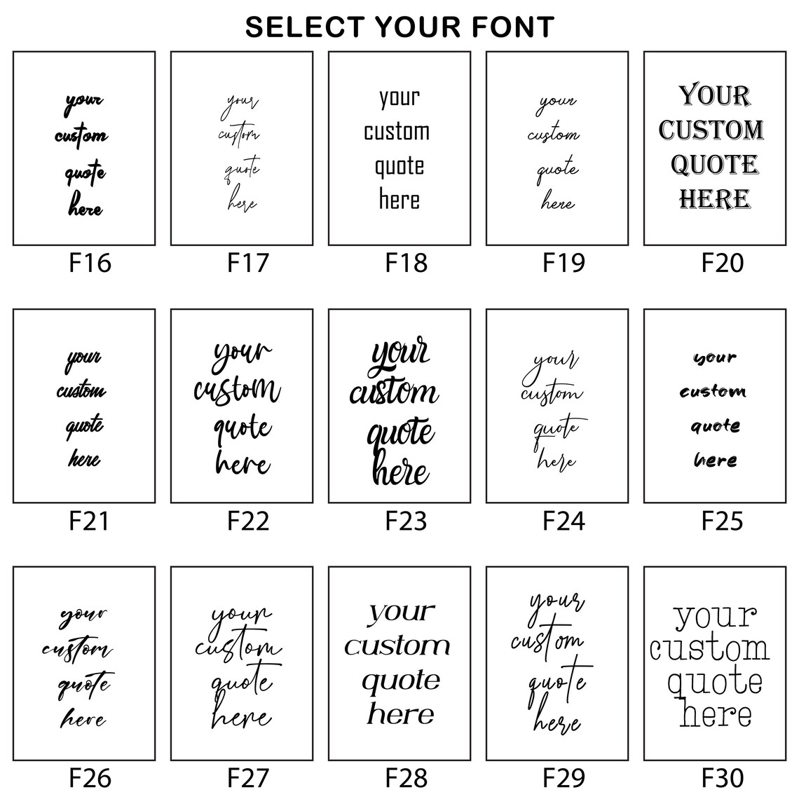 Downloadable Custom Quote Print, Custom Poster Print, Custom Quote Sign ...