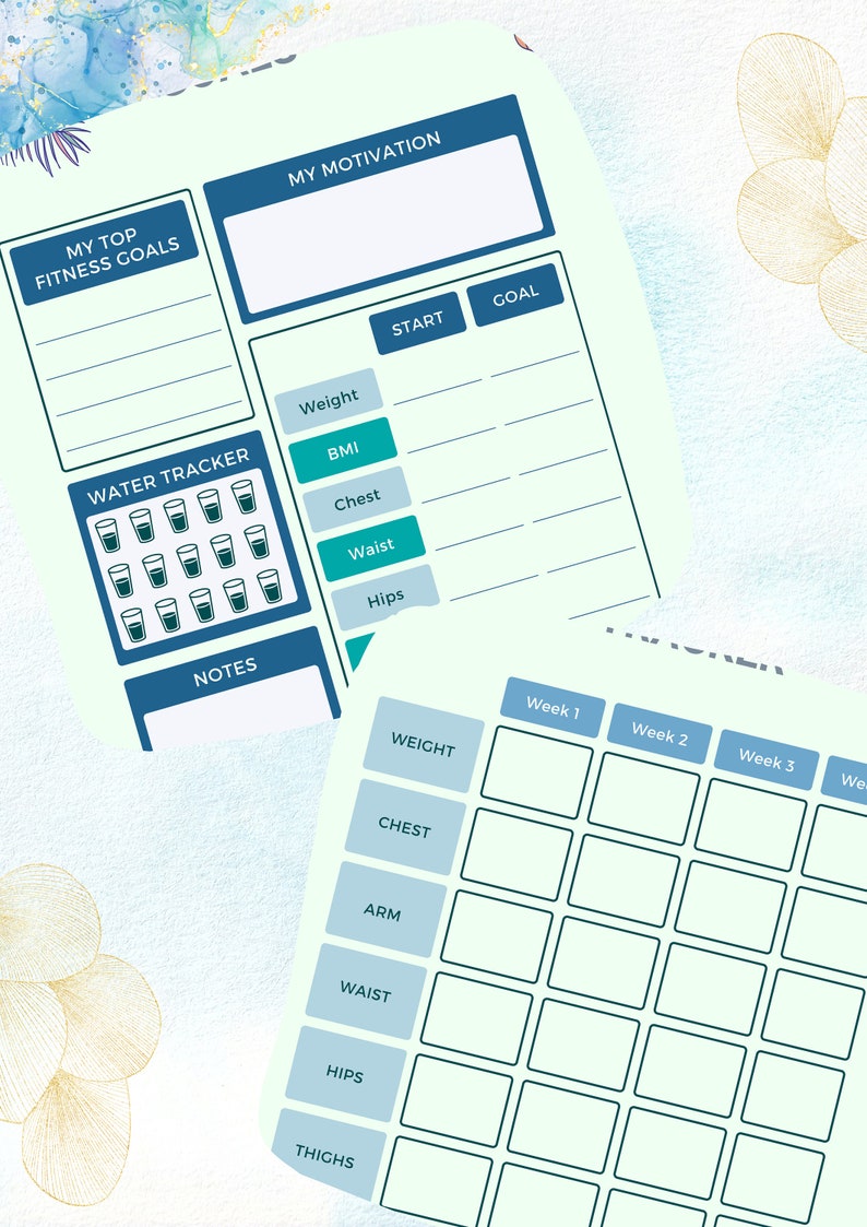 Weight Loss Planner | Fitness Planner | Food and Fitness Tracker ...