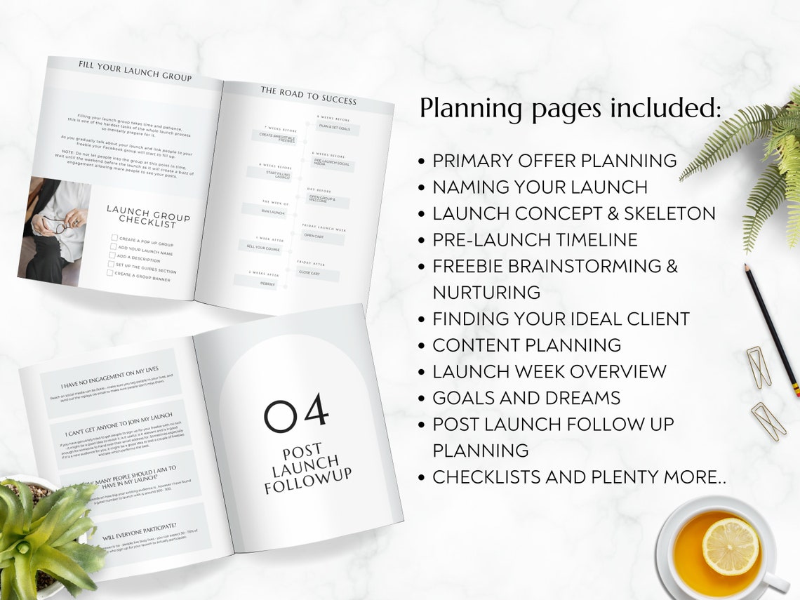 Course Launch Planner Coaching Planner Course Creation Strategy ...
