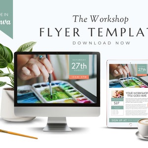 Workshop Flyer Template | Art Workshop | Flyer Sheet | Event Flyer ...