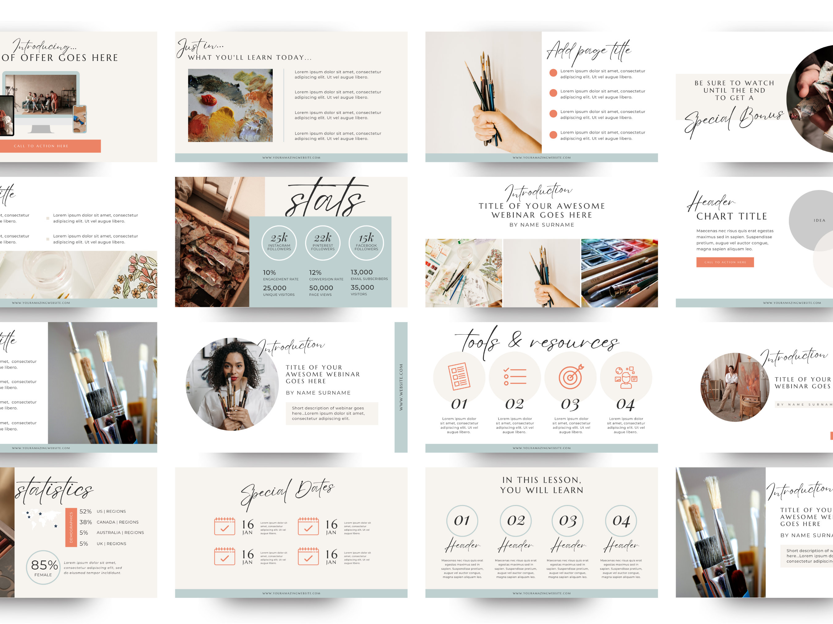 The Clever Creatives Slide Deck, Coaching Slide Deck, Artist Slide Deck ...