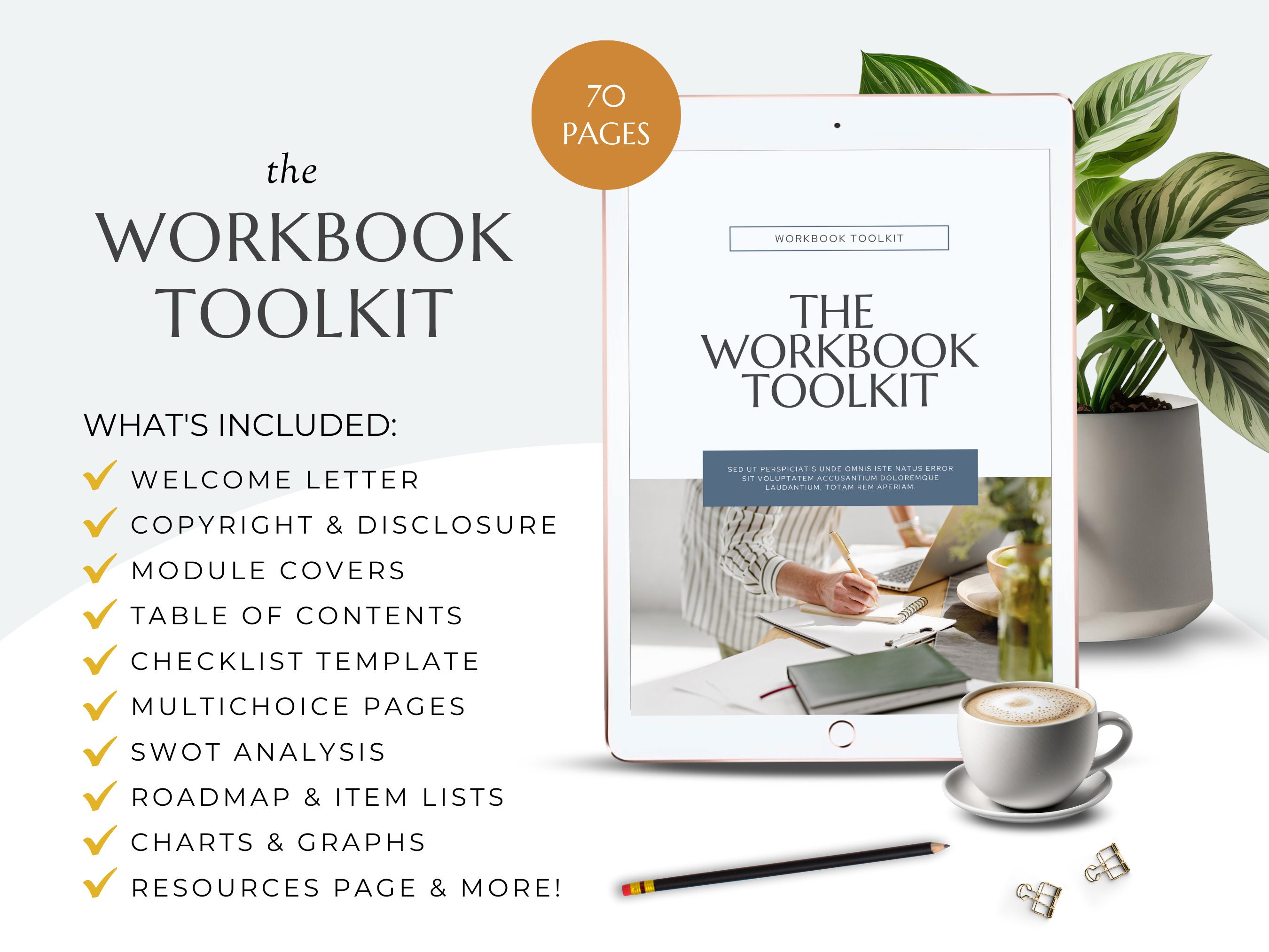 The Workbook Toolkit | Membership Workbook | Student Workbook ...