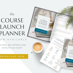 Course Launch Planner | Coaching Planner | Course Creation Strategy ...