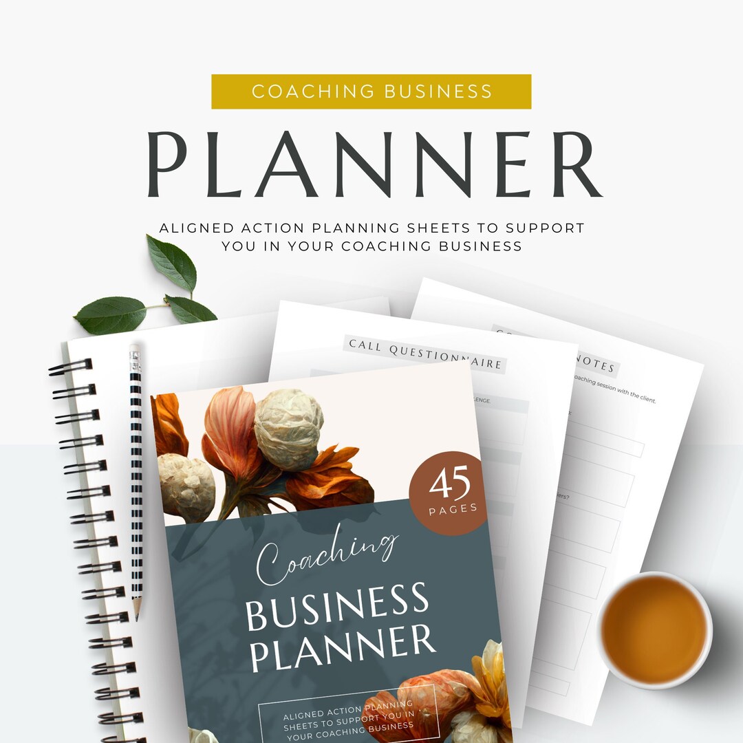 Coaching Business Planner Printable Planner Coaching - Etsy