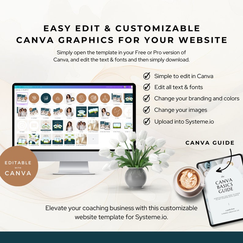 Systeme.io Coaching Website Template | Coaching Business Website ...