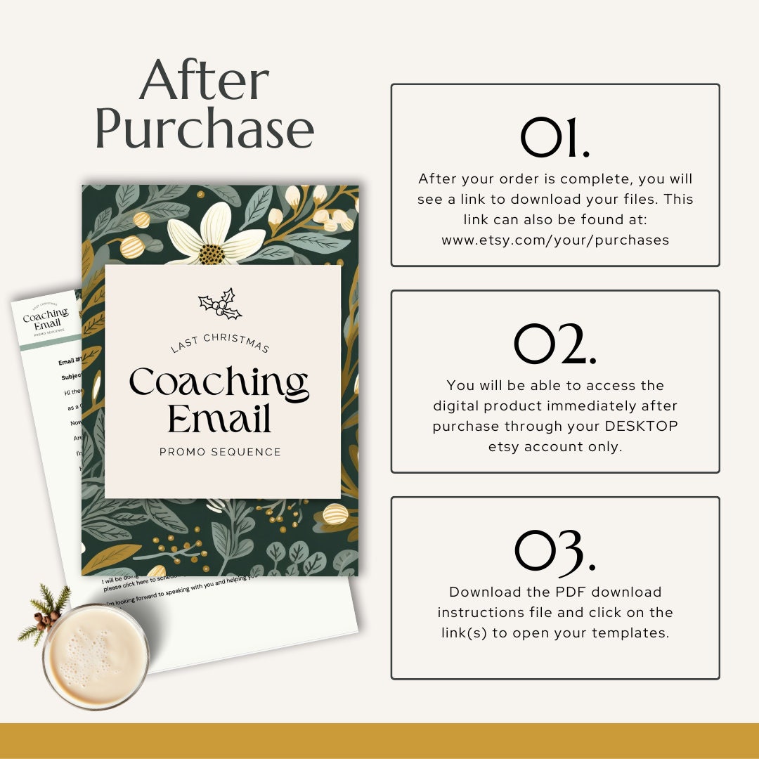 Christmas Coaching Promo Email Sequence | Coaching Swipe File | Nurture ...