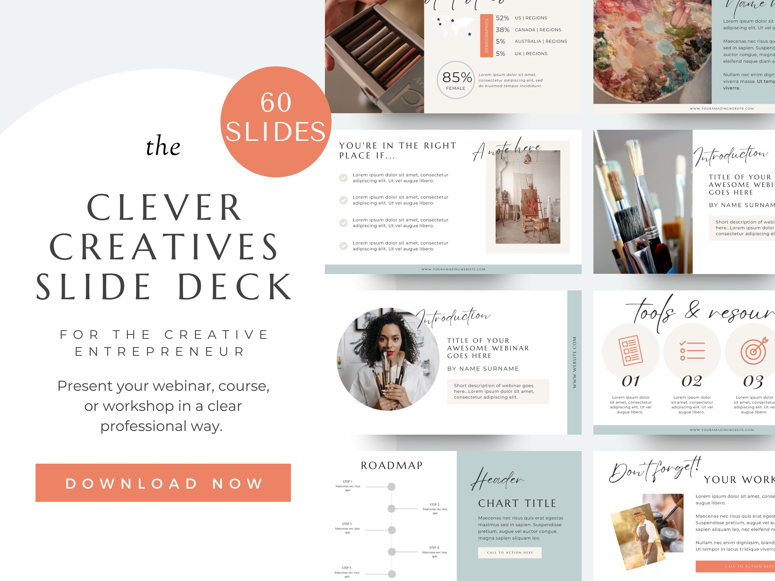 The Clever Creatives Slide Deck, Coaching Slide Deck, Artist Slide Deck ...