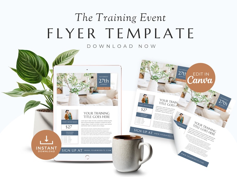 Real Estate Training Event Flyer Template | Workshop Flyer | Event ...